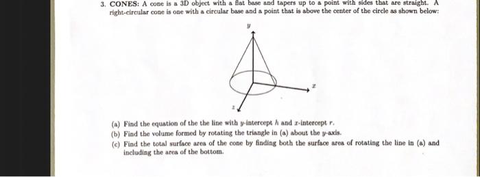 Equation Of A 3d Cone