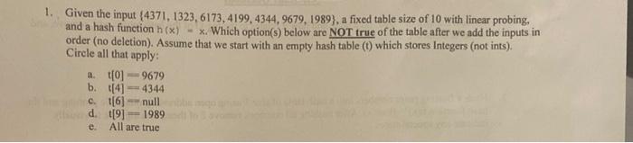 Solved 1. Given the input | Chegg.com