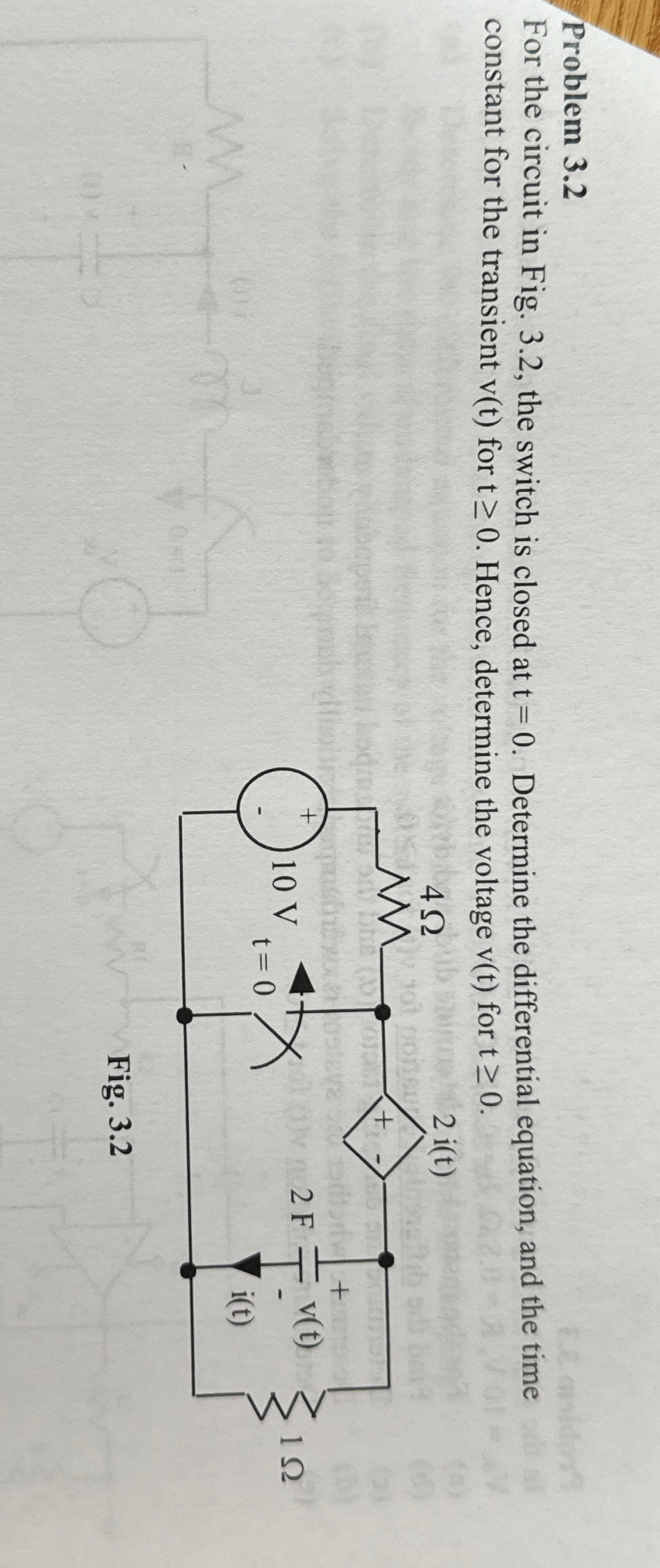Solved Do Not Use Laplace Transform ﻿problem 32for The 