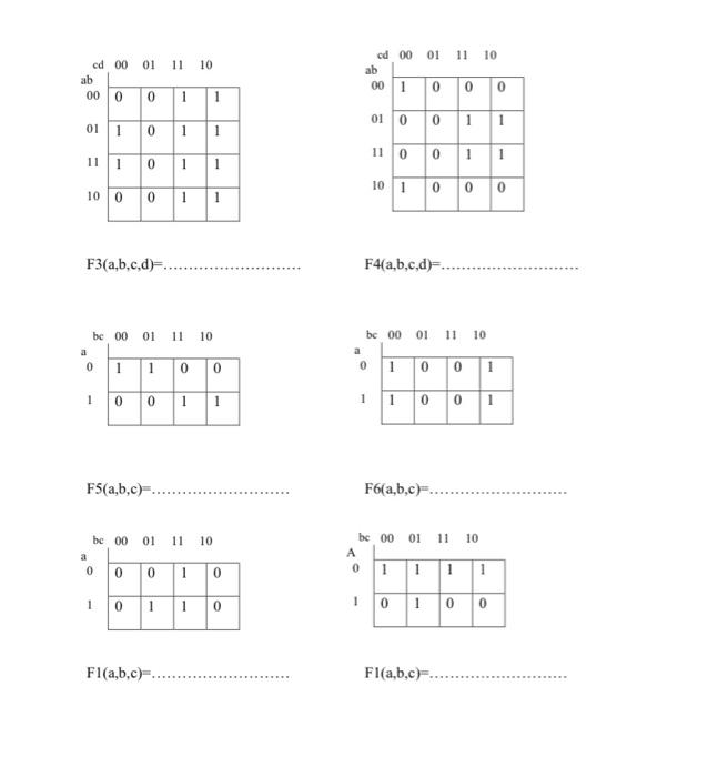 Solved Assignment 3 Gate Level Minimization 1 Simplify The