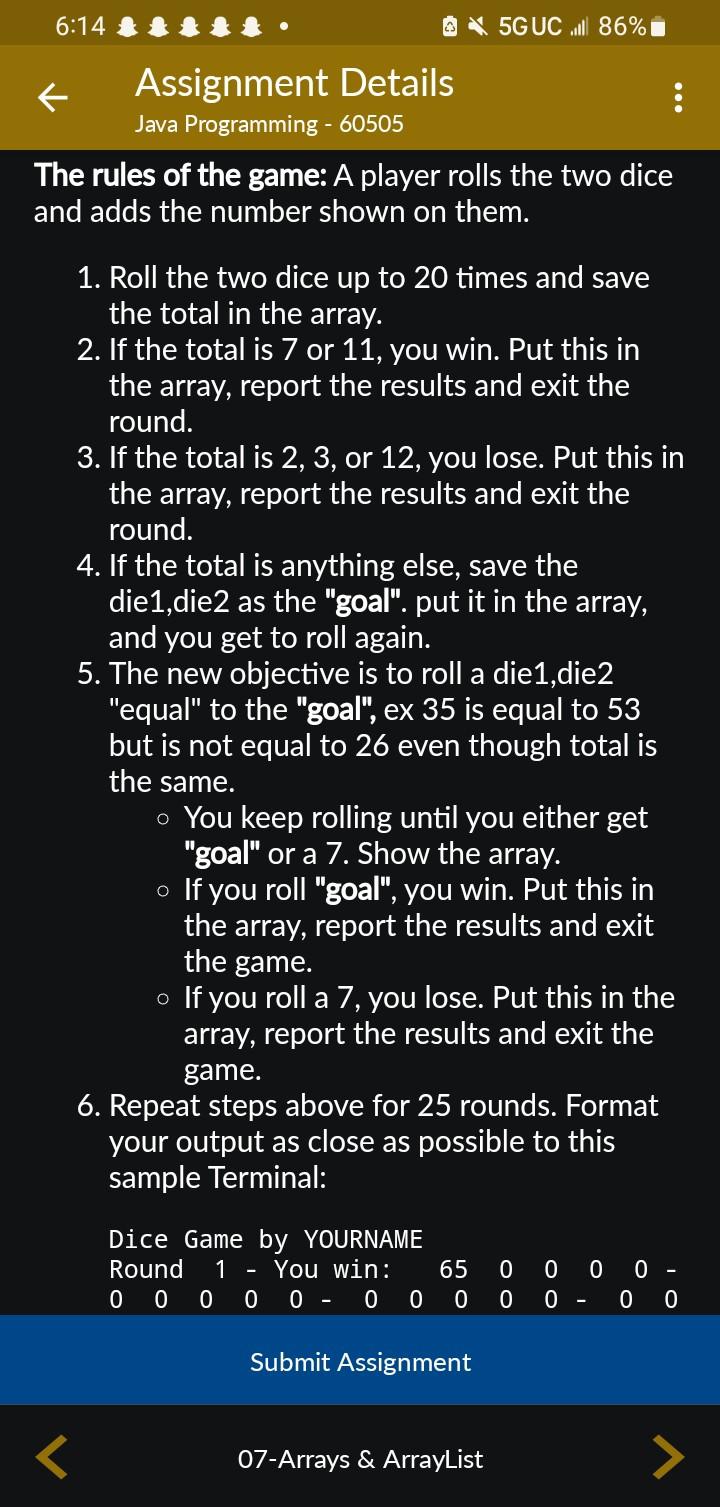 Solved Lab: Arrays Please include TERMINAL OUTPUTS with your | Chegg.com