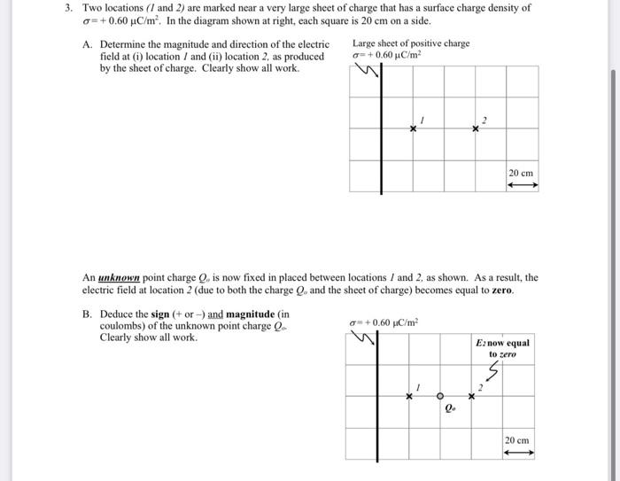 Solved An unknown point charge Q0 is now fixed in placed | Chegg.com