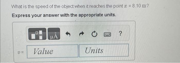 Solved A net force along the x-axis that has x-component | Chegg.com