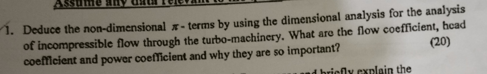 Solved Deduce the non-dimensional π-terms by using the | Chegg.com
