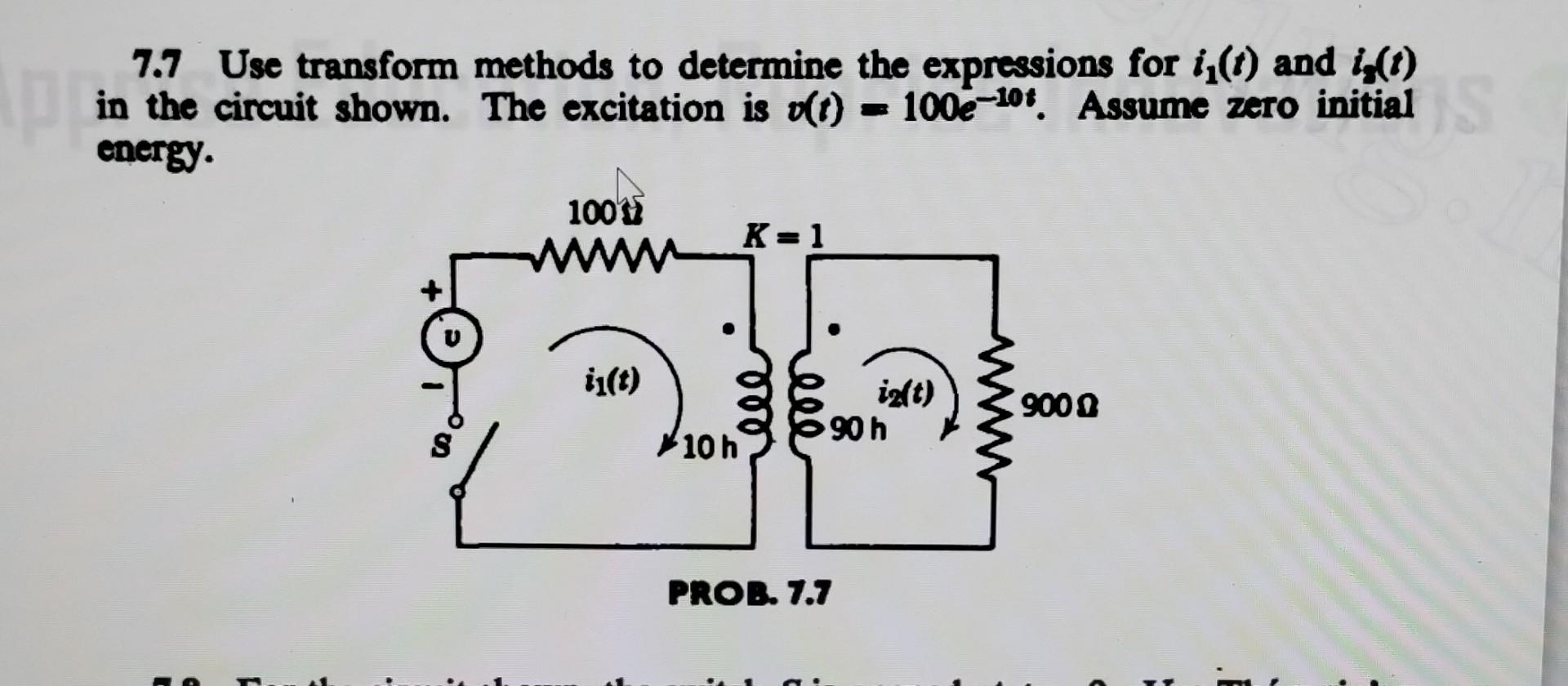 7.7 Use transform methods to determine the | Chegg.com