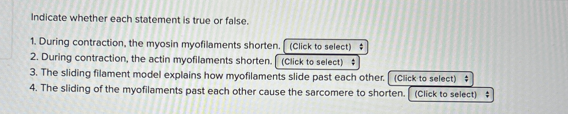 Solved Indicate whether each statement is true or | Chegg.com