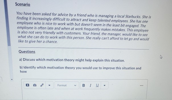 Solved Scenario You have been asked for advice by a friend | Chegg.com