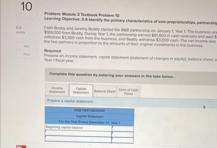Solved Problem: Module 3 Textbook Problem 10 Learning | Chegg.com