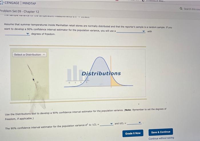 Solved 6. Interval estimation of the population variance An | Chegg.com