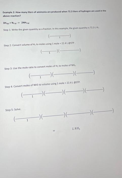 Solved 1. Gas Stoichiometry @ STP Stoichiometry deals with | Chegg.com