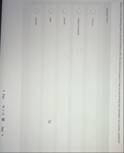 Solved Which of the following toxins would interfere with | Chegg.com