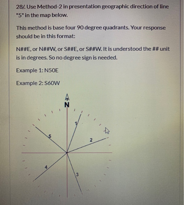 Solved 25/. Use Method-2 in presentation geographic | Chegg.com