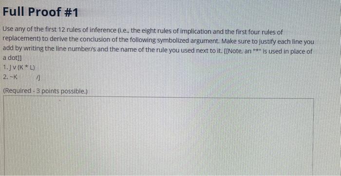 Use any of the first 12 rules of inference (i.e., the | Chegg.com
