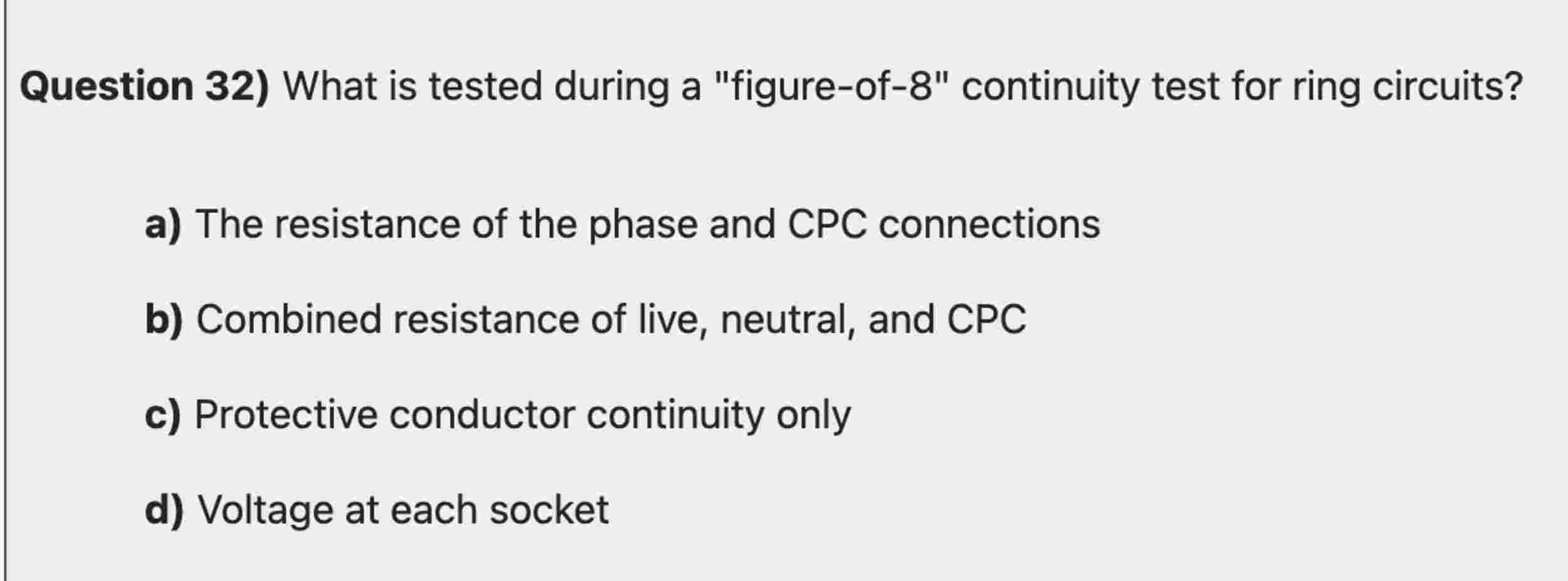 Solved Question 32) ﻿What is tested during a "figure-of- 8 " | Chegg.com