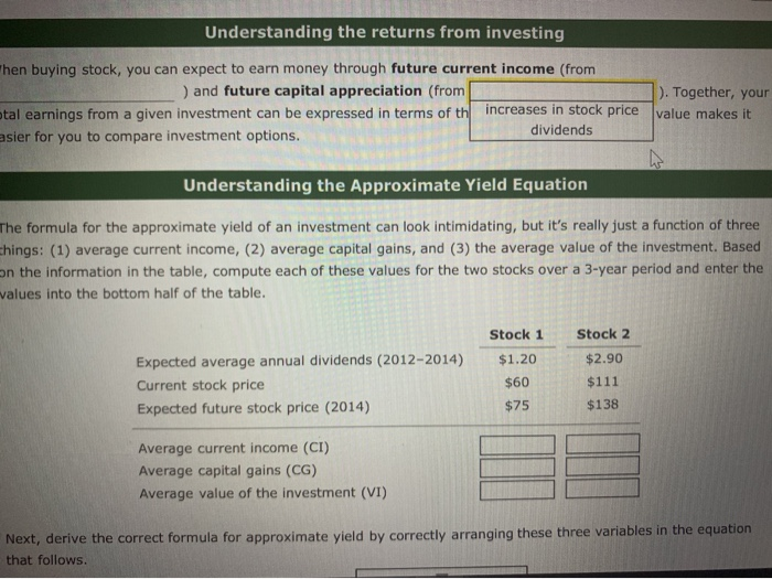 Solved 3. Forecasting stock value Understanding the returns | Chegg.com