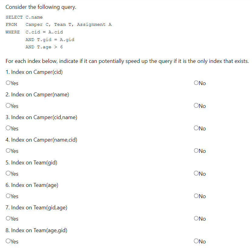 Solved Consider the following query. SELECT C.name FROM | Chegg.com