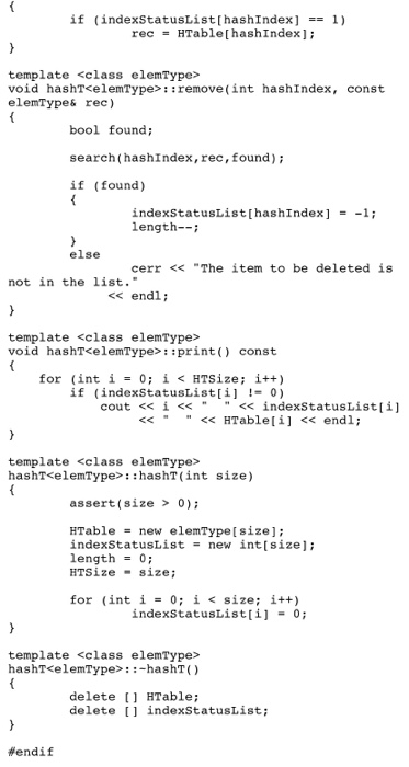 Wifndef HHtable #define H_Htable #include #include | Chegg.com