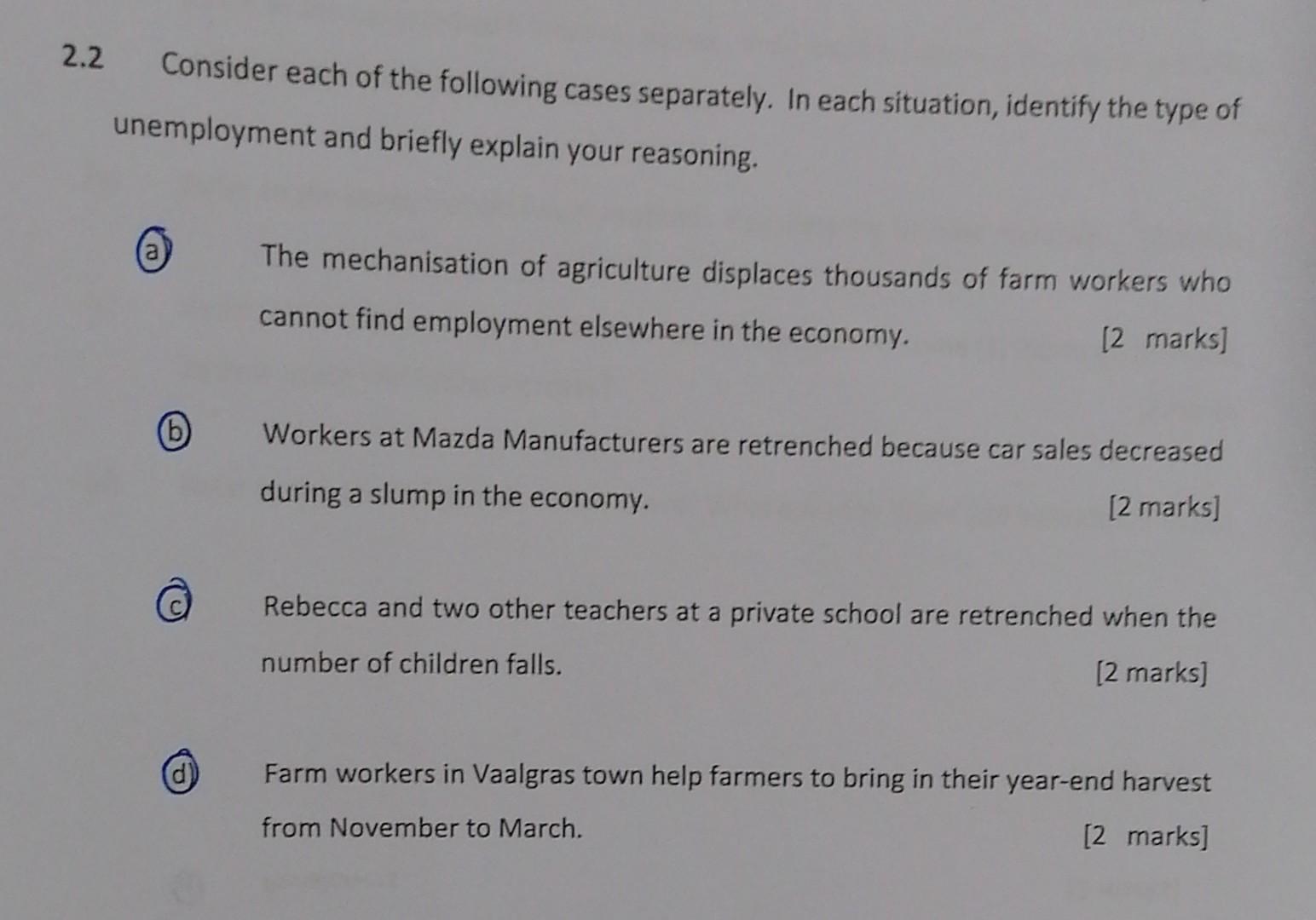 Solved Consider each of the following cases separately. In | Chegg.com