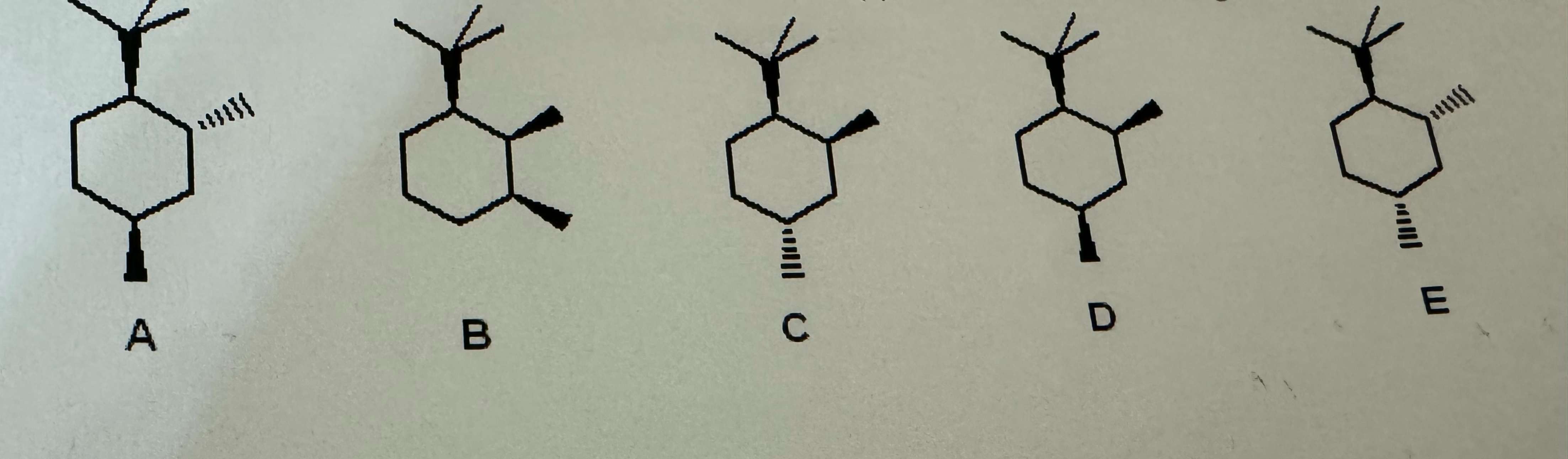 Solved Draw the most stable and the least stable chair | Chegg.com