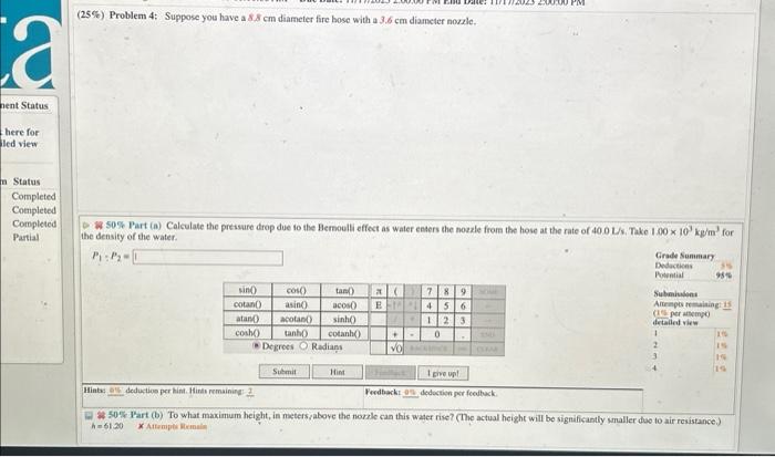 Solved (25\%) Problem 4: Suppose you have a 8.8 cm diameter | Chegg.com Solved (25\%) Problem 4: Suppose you have a 8.8 cm diameter | Chegg.com