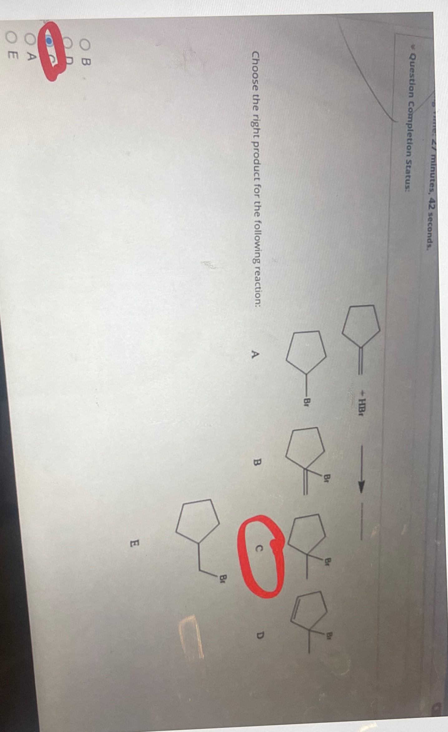 Solved Question Completion Status:Choose the right product | Chegg.com