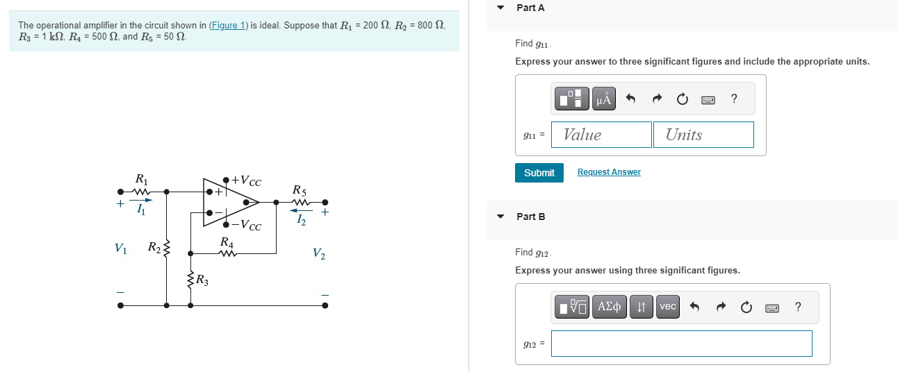 Solved The operational amplifier in the circuit shown in | Chegg.com