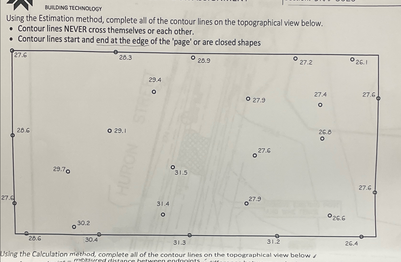 Solved BUILDING TECHNOLOGYUsing the Estimation method, | Chegg.com