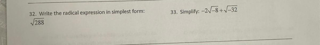Solved Write the radical expression in simplest | Chegg.com