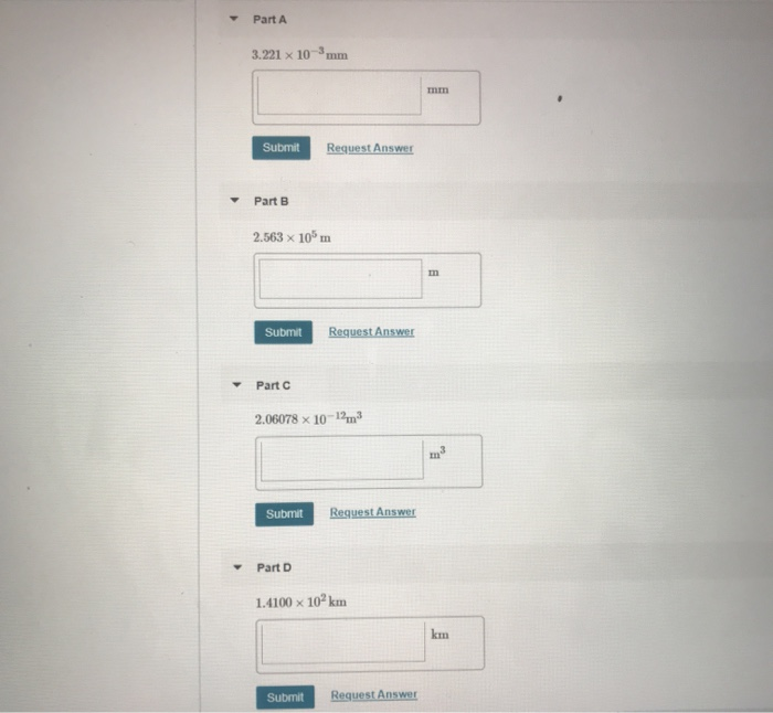 Solved Part A 3.221 x 10 mm Submit Request Answer Part B | Chegg.com