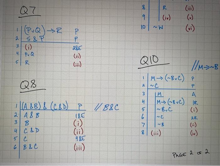 Solved Natural Deduction LogicObject is to fill in the | Chegg.com