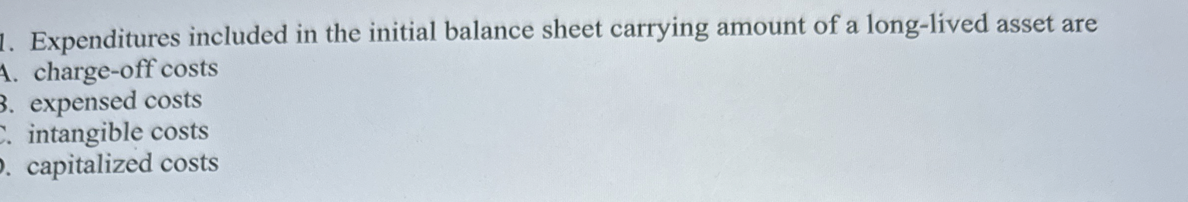 Solved Expenditures included in the initial balance sheet | Chegg.com