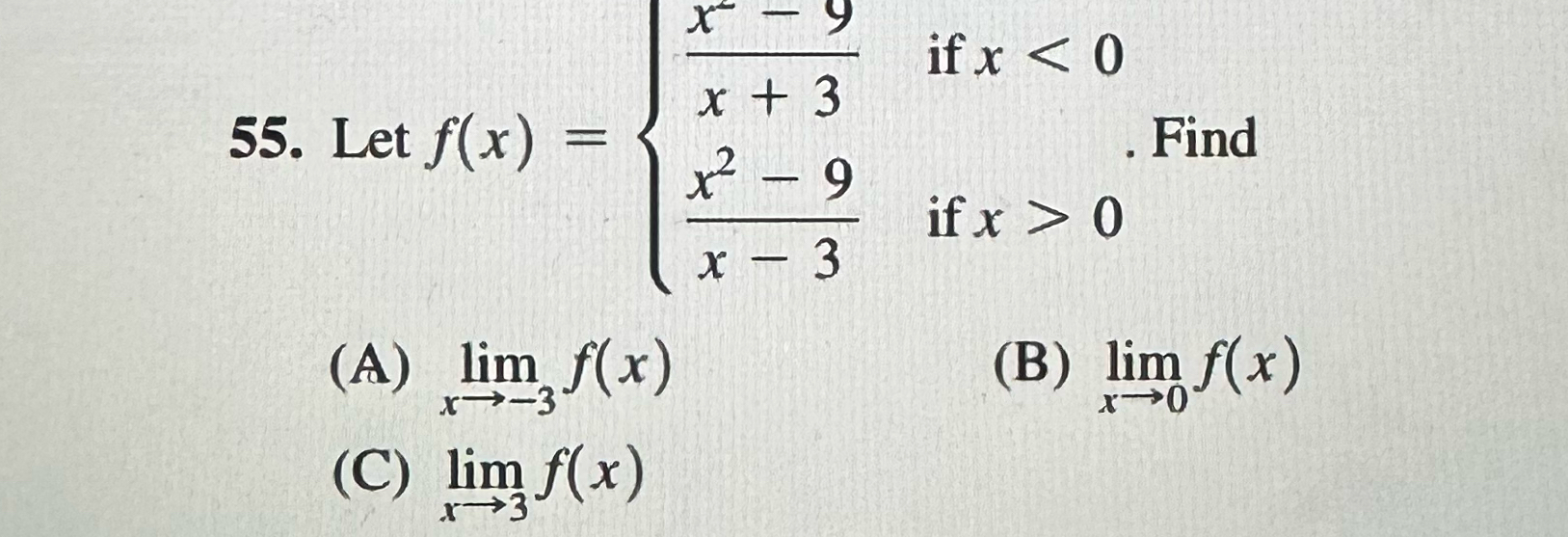 Solved Let f(x)={x-9x+3 if x 0. | Chegg.com Solved Let f(x)={x-9x+3 if x 0. | Chegg.com
