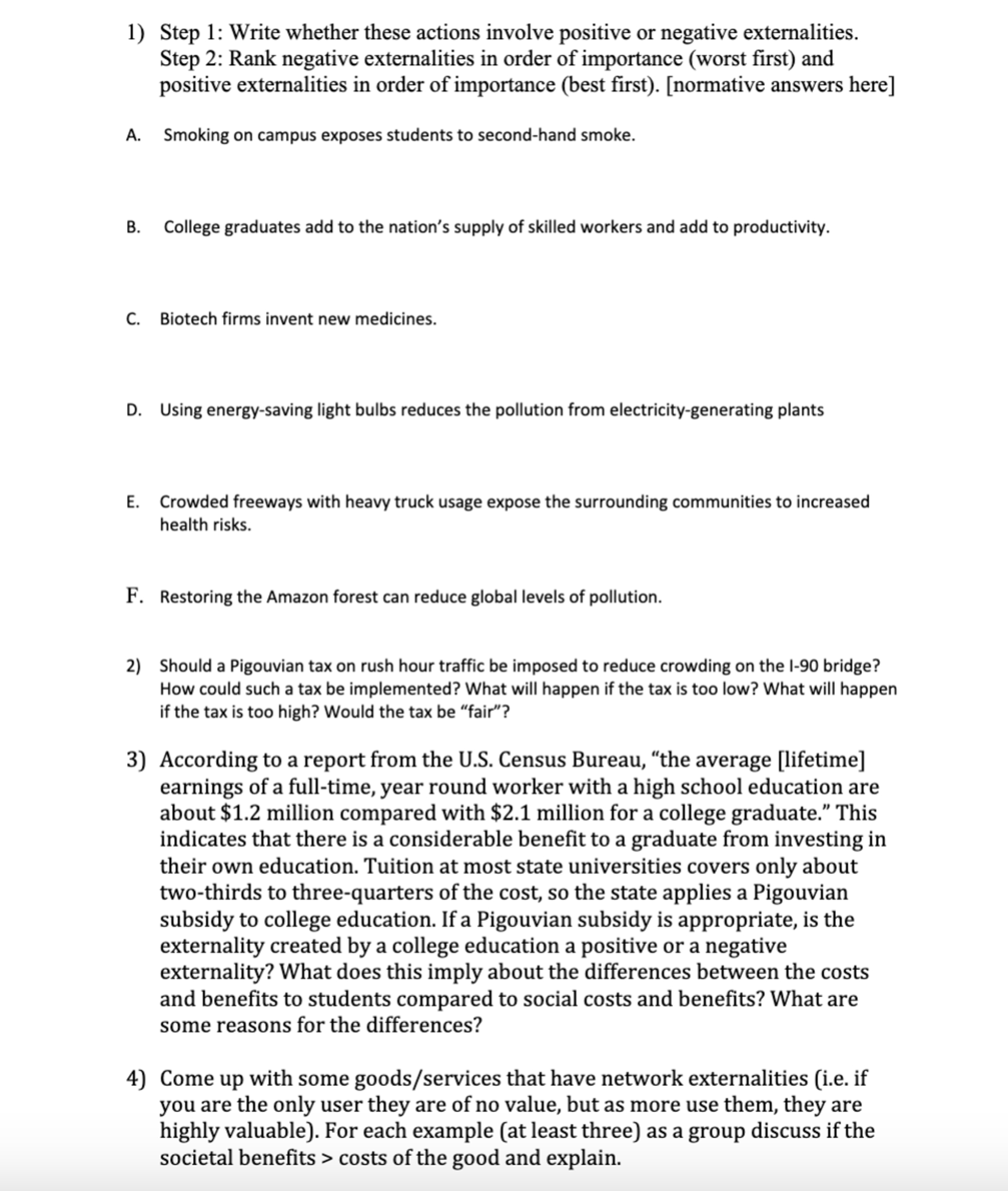 Solved Step 1: Write whether these actions involve positive | Chegg.com