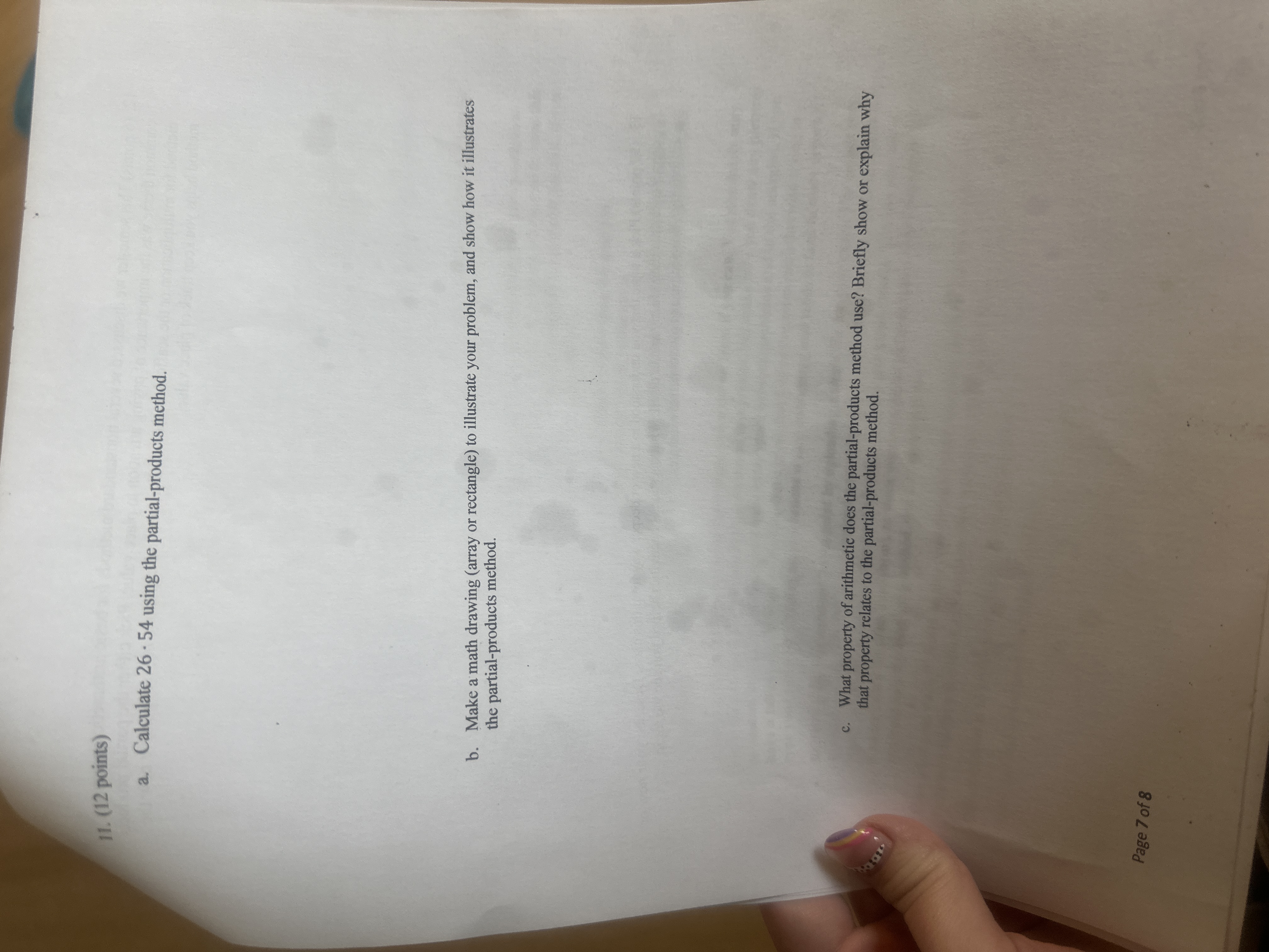 Solved 11. (12 ﻿points)a. ﻿Calculate \( 26 \cdot 54 \) | Chegg.com