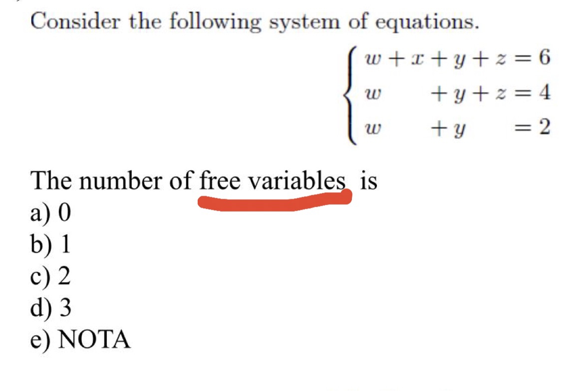 Solved Consider the following system of | Chegg.com