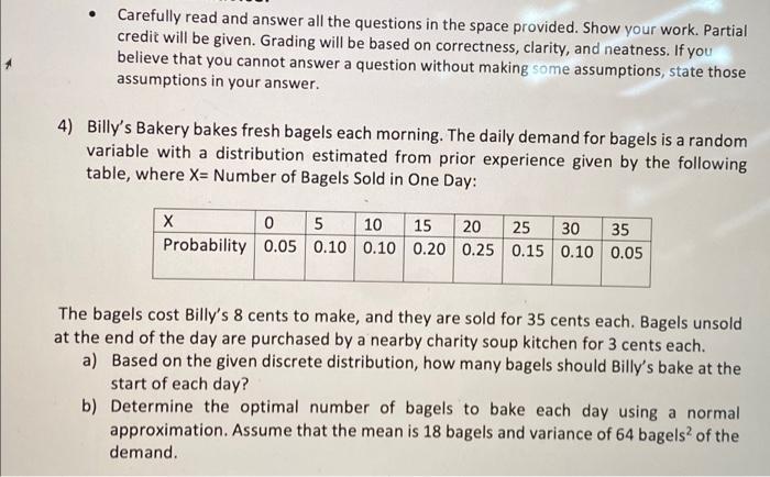 Solved - Carefully read and answer all the questions in the | Chegg.com