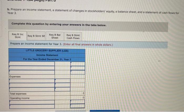 Solved Required information Exercise 7-15A (Algo) | Chegg.com