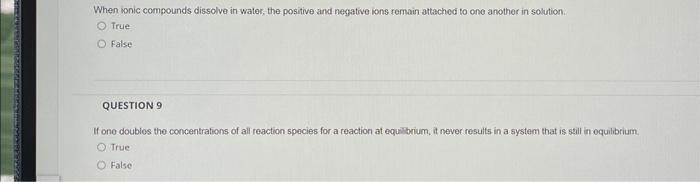 Solved When ionic compounds dissolve in water, the positive | Chegg.com
