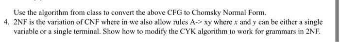 Solved Use the algorithm from class to convert the above CFG | Chegg.com