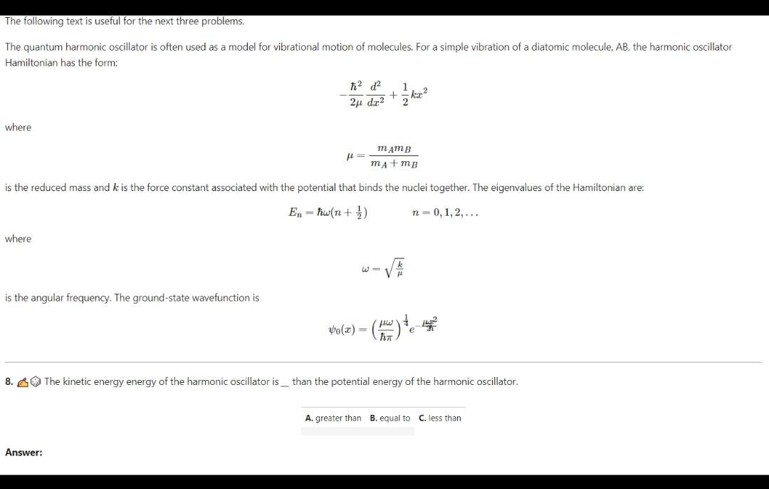 Solved 1. The error in the Hartree-Fock approximation is | Chegg.com