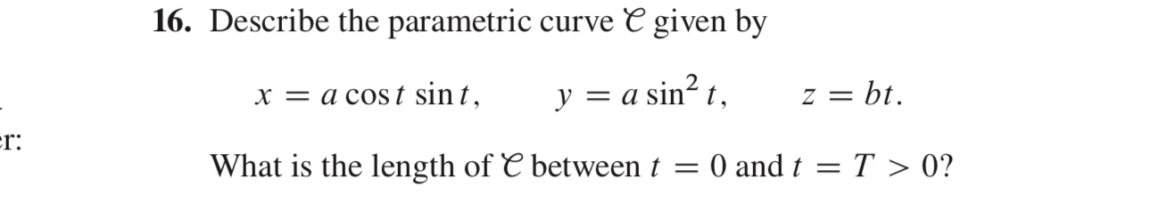 Solved Describe the parametric curve l ﻿given | Chegg.com