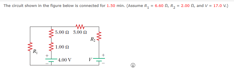 Solved The circuit shown in the figure below is connected | Chegg.com