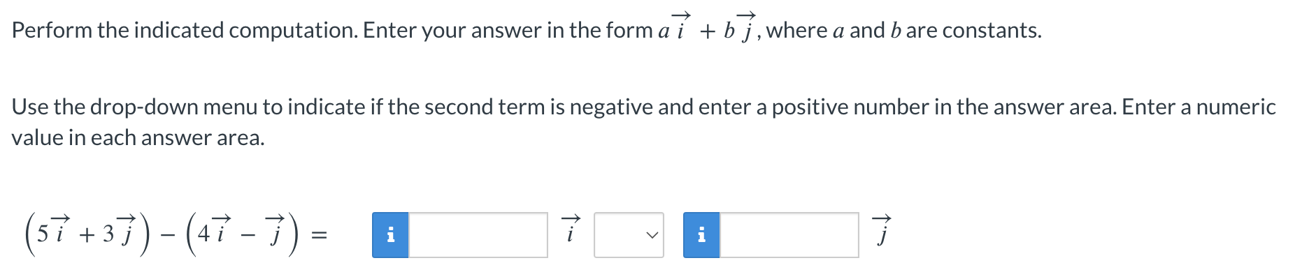 Solved Perform the indicated computation. Enter your answer | Chegg.com