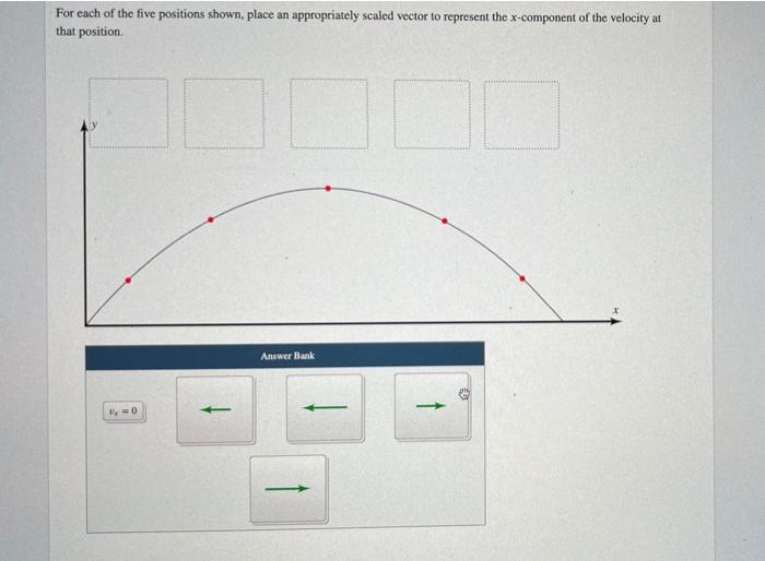 Solved An object undergoes projectile motion as shown from | Chegg.com