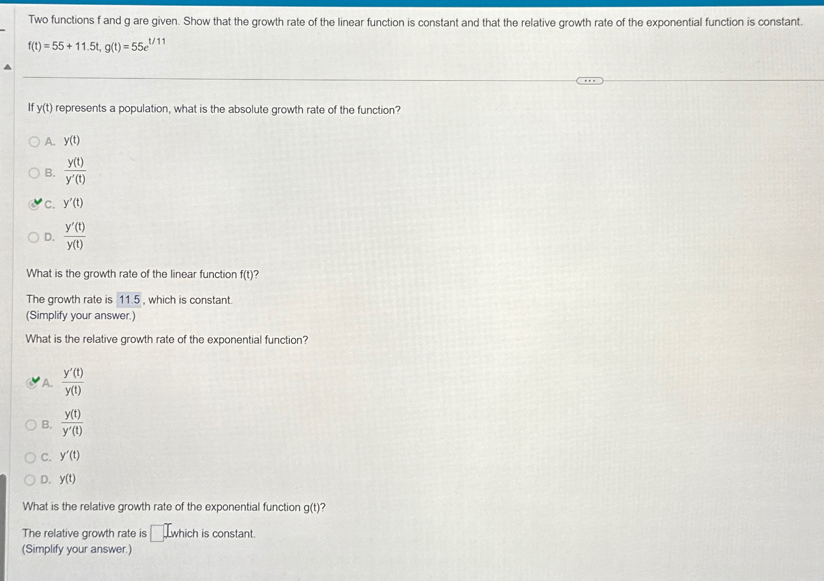 Solved Two functions f ﻿and g ﻿are given. Show that the | Chegg.com