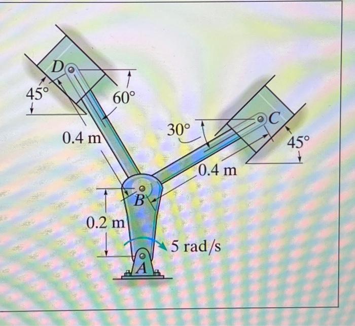 Solved The two-cylinder engine is designed to consist of | Chegg.com