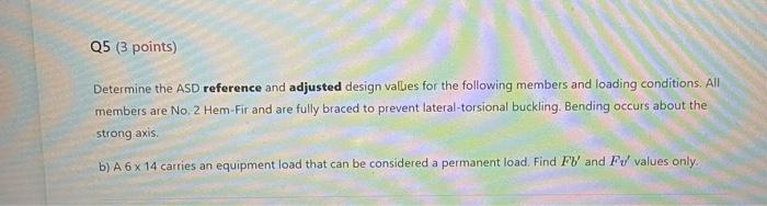 Solved Determine the ASD reference and adjusted design | Chegg.com