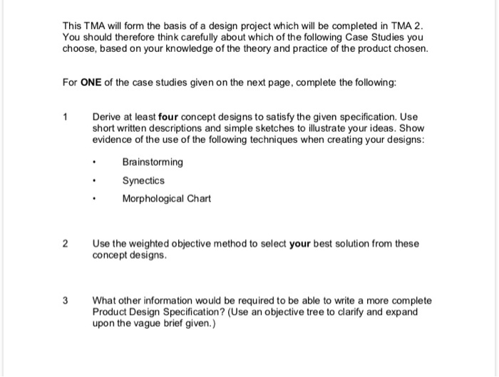 Solved Case Studies Choose ONE of the following. (a) As a | Chegg.com