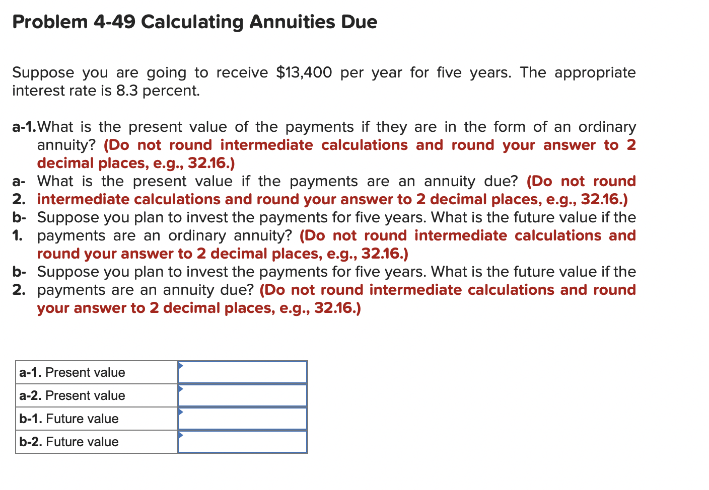 Solved Problem 4-49 ﻿Calculating Annuities DueSuppose you | Chegg.com