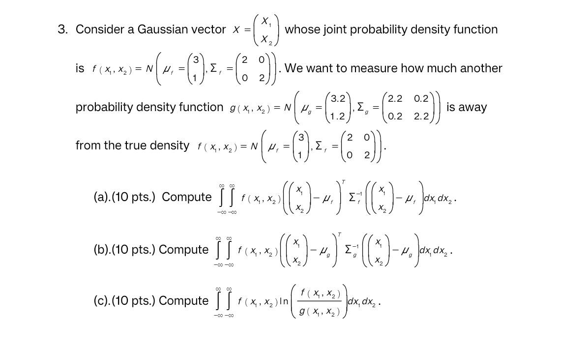Solved Consider a Gaussian random process x(t) with the | Chegg.com